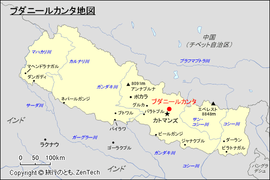 カトマンズ盆地：ブダニールカンタ - 旅行のとも、ZenTech